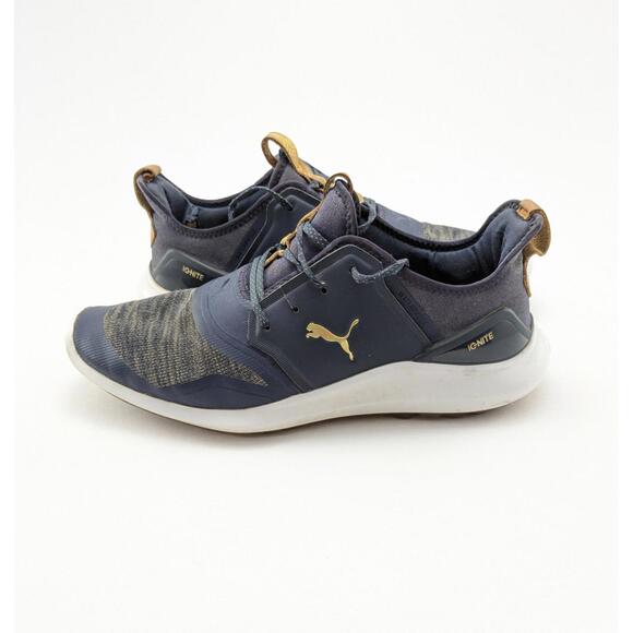 Puma | Shoes | Mens Puma Ignite Nxt Lace Up Navy Blue Spikeless Golf ...